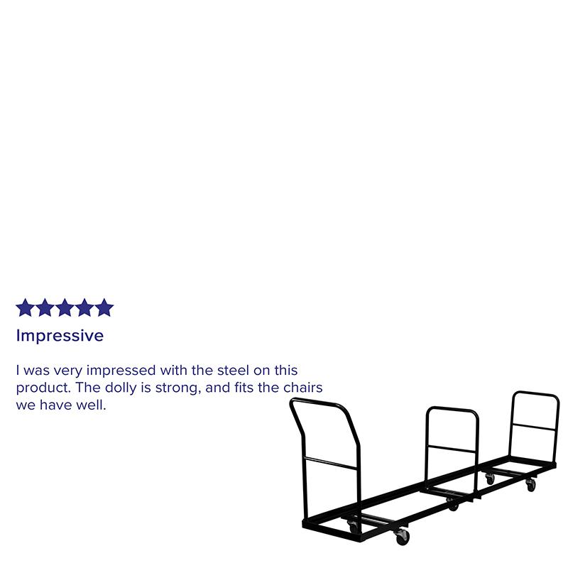 Vertical Storage Folding Chair Dolly - 50 Chair Capacity - Flash Furni ...