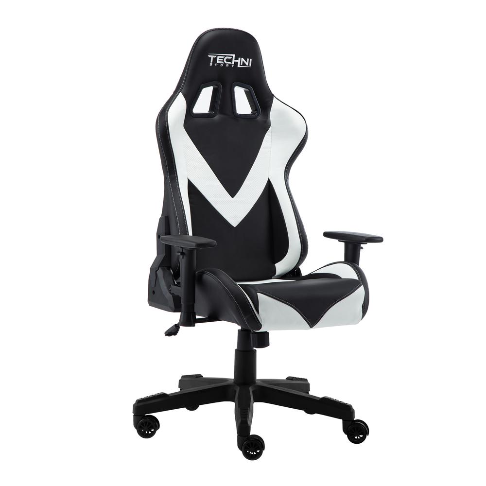 Techni Sport TS-92 Office-PC Gaming Chair, White – GameRoomPlaza