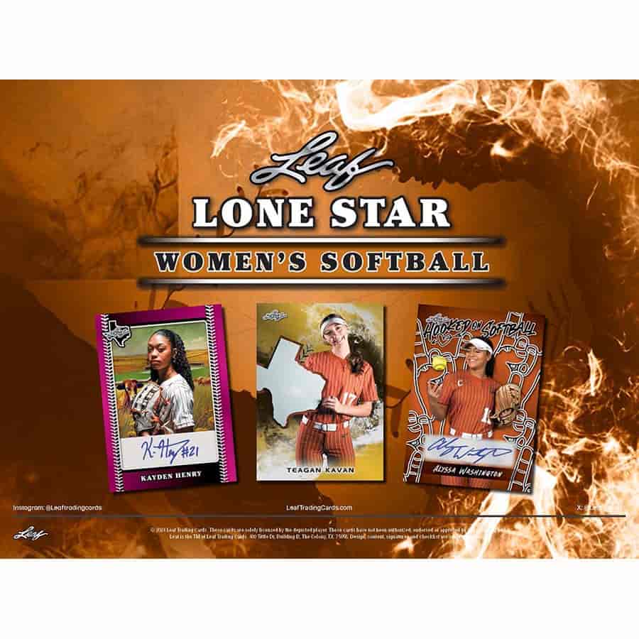 Leaf Trading Cards - Lone Star - 2024 Leaf Lone Star Women's Softball ...
