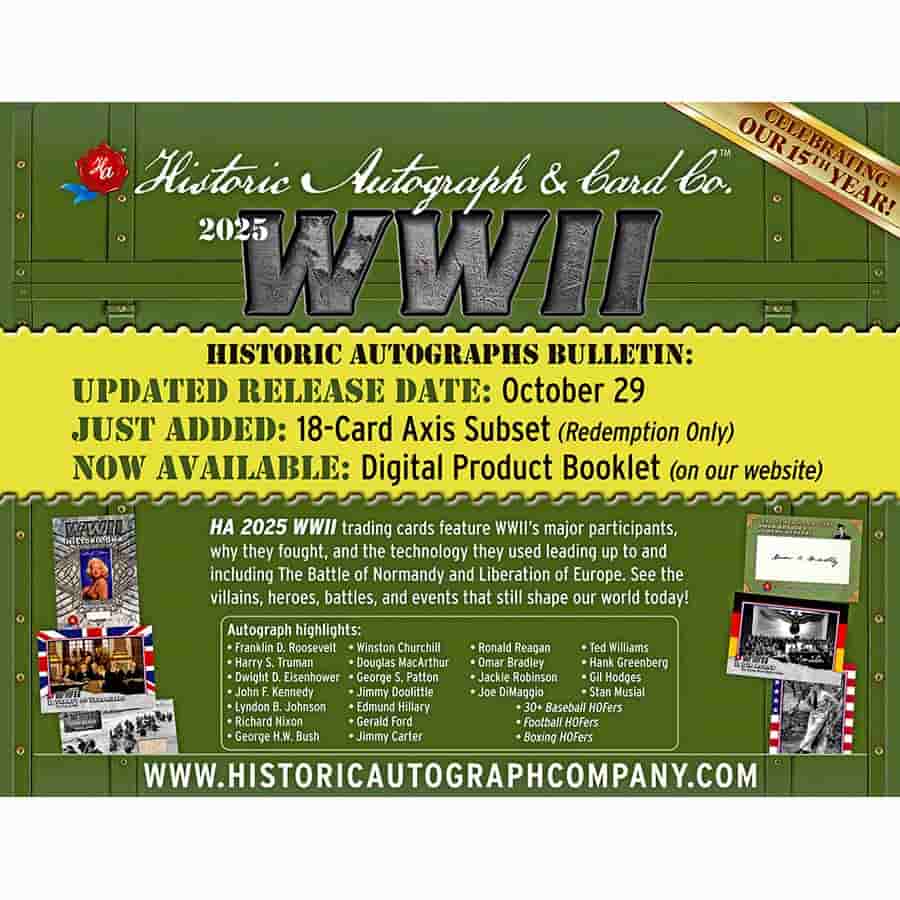 Historic Autograph Company - World War 2 - 2025 Historic Autographs Wo ...