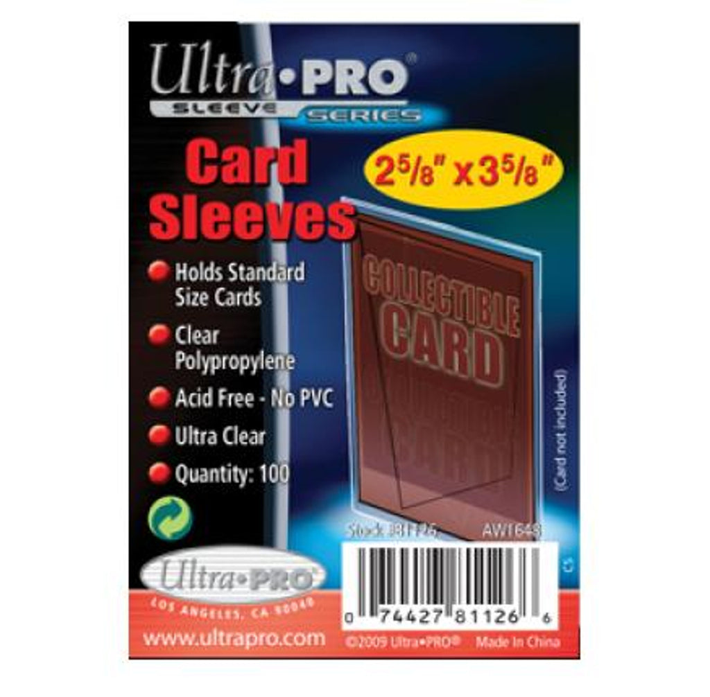 Ultra Pro Card Sleeves - (100 per pack) - Ultra Pro – GameRoomPlaza
