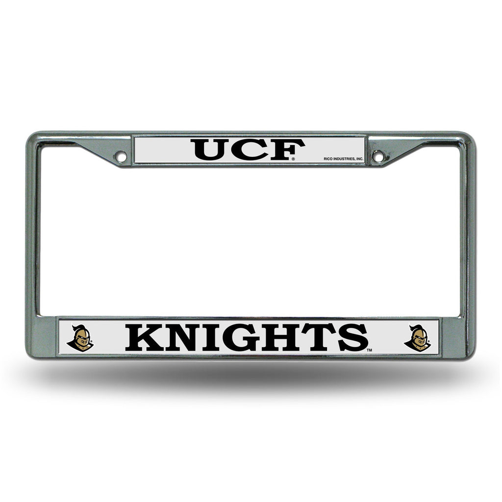 Central Florida Knights License Plate Frame Chrome - Rico Industries ...