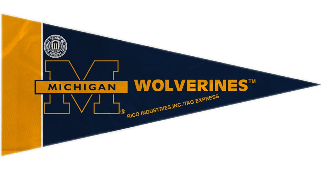 Michigan Wolverines Pennant Set Mini 8 Piece - Rico Industries ...