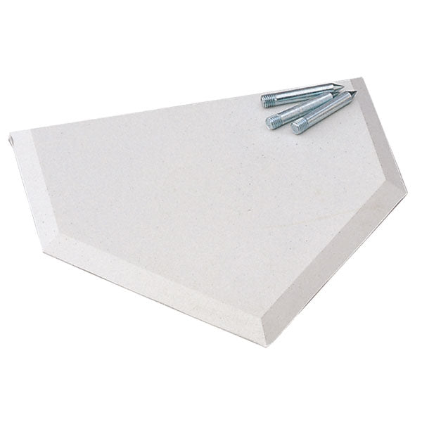 PerfectPitch E-Z Slide Home Plate White – GameRoomPlaza