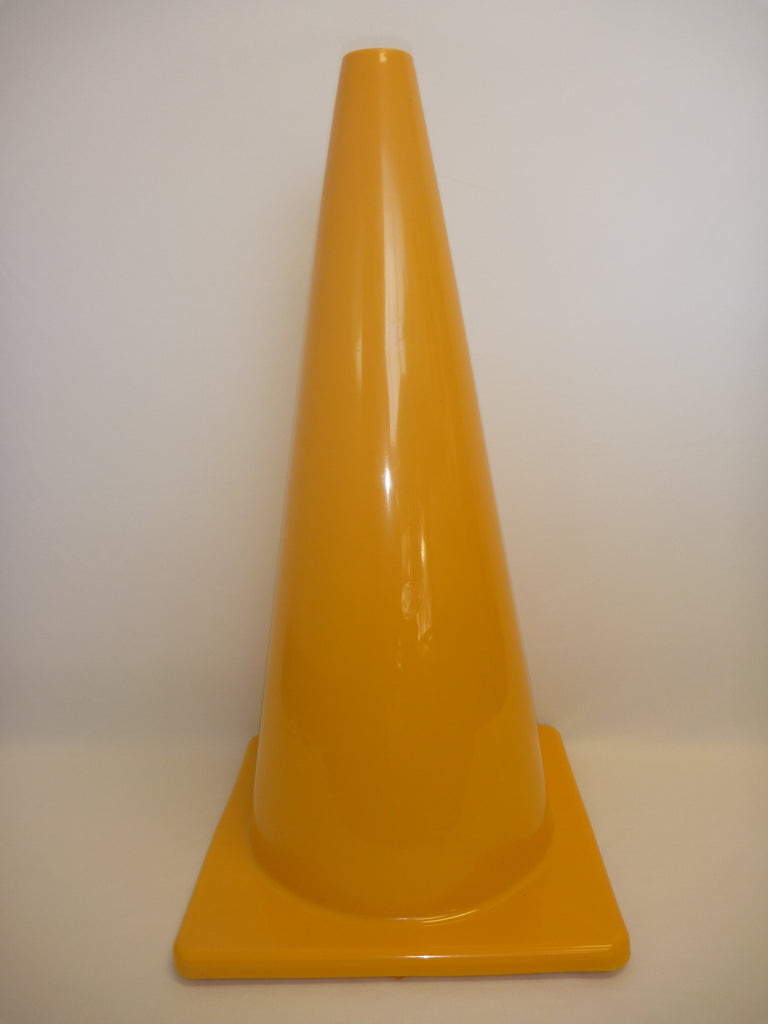 Active Athlete 28 in. Height Vinyl Cones Square Base Yellow – GameRoomPlaza