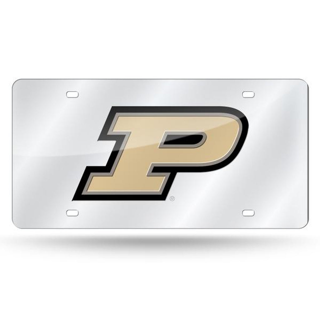 Purdue Boilermakers License Plate Laser Cut Silver - Rico Industries ...