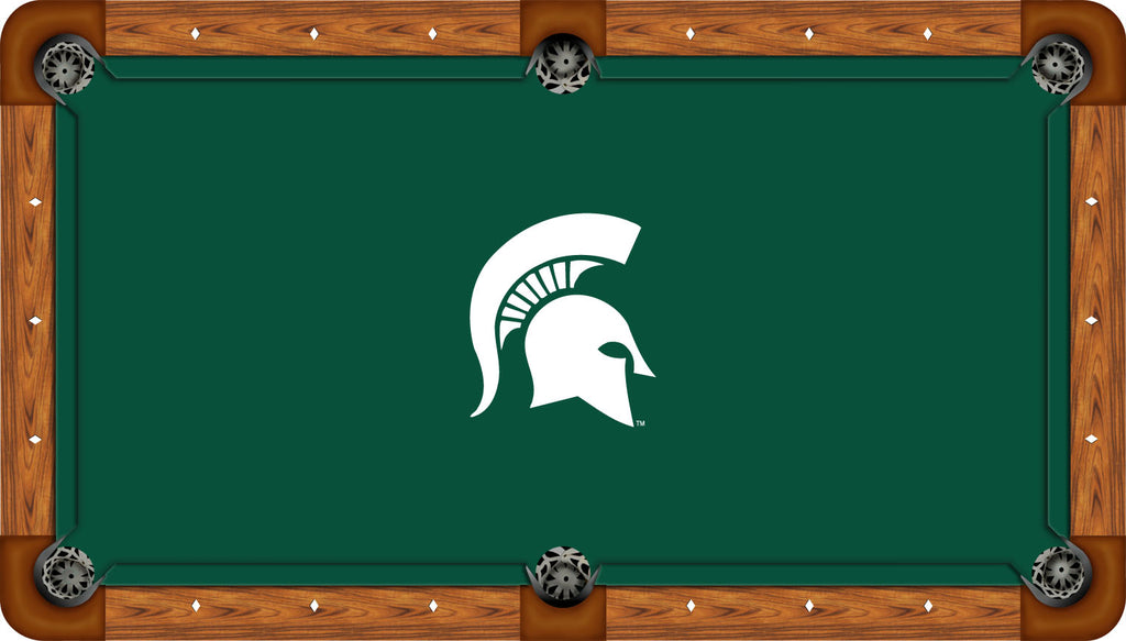MICHIGAN STATE BILLIARD TABLE FELT - RECREATIONAL GREEN - MSUBTF231-9R ...