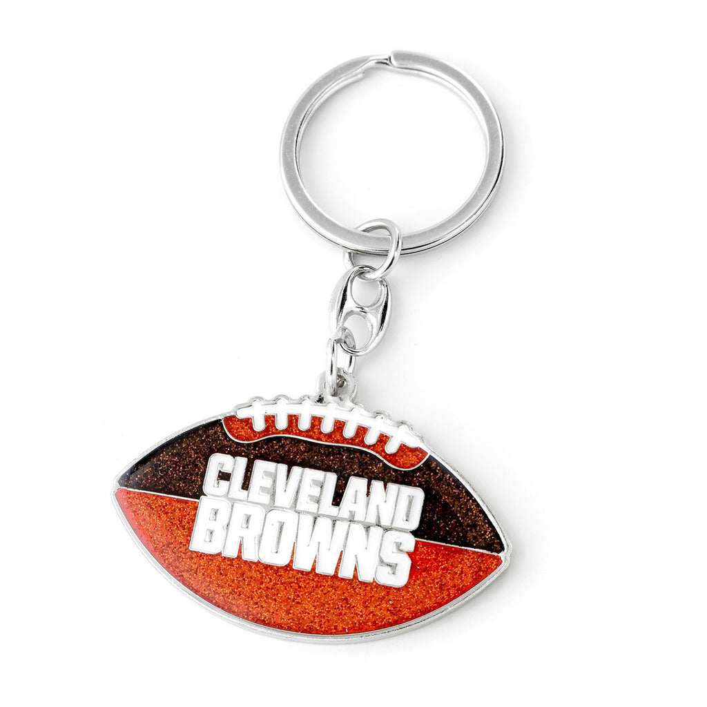 Cleveland Browns Keychain Football Glitter - Aminco – GameRoomPlaza