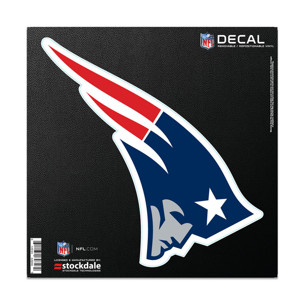 New England Patriots Decal 6x6 All Surface Logo - Wincraft – GameRoomPlaza